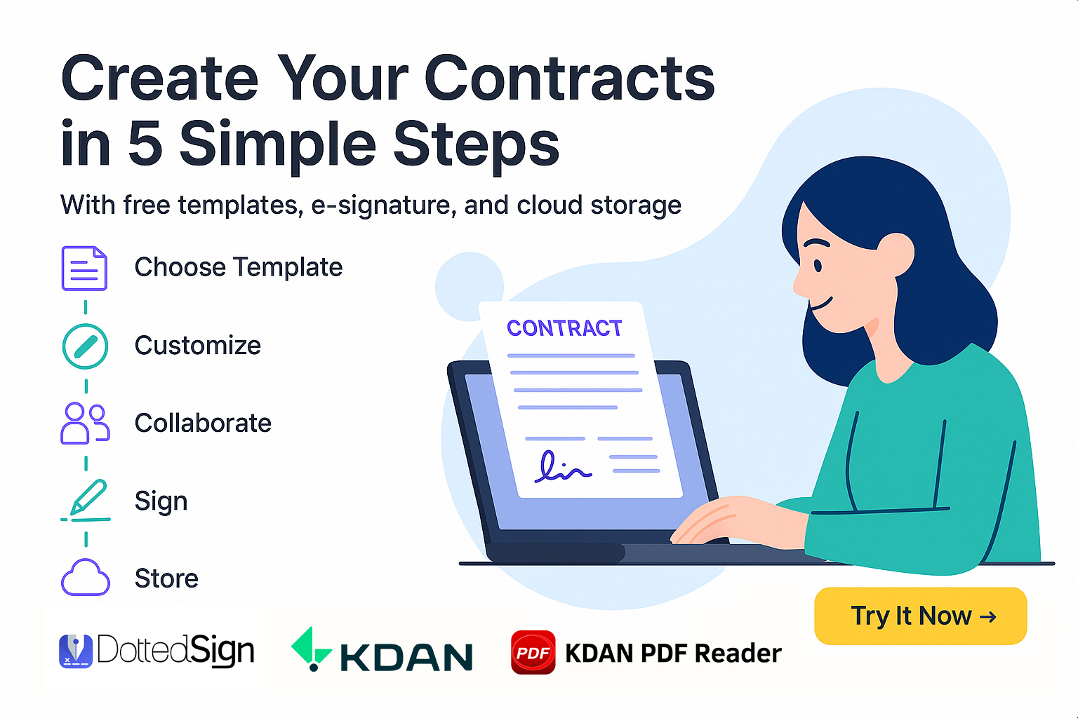 Free Online Contract Maker: Seamless Contract Creation (with 100 ...